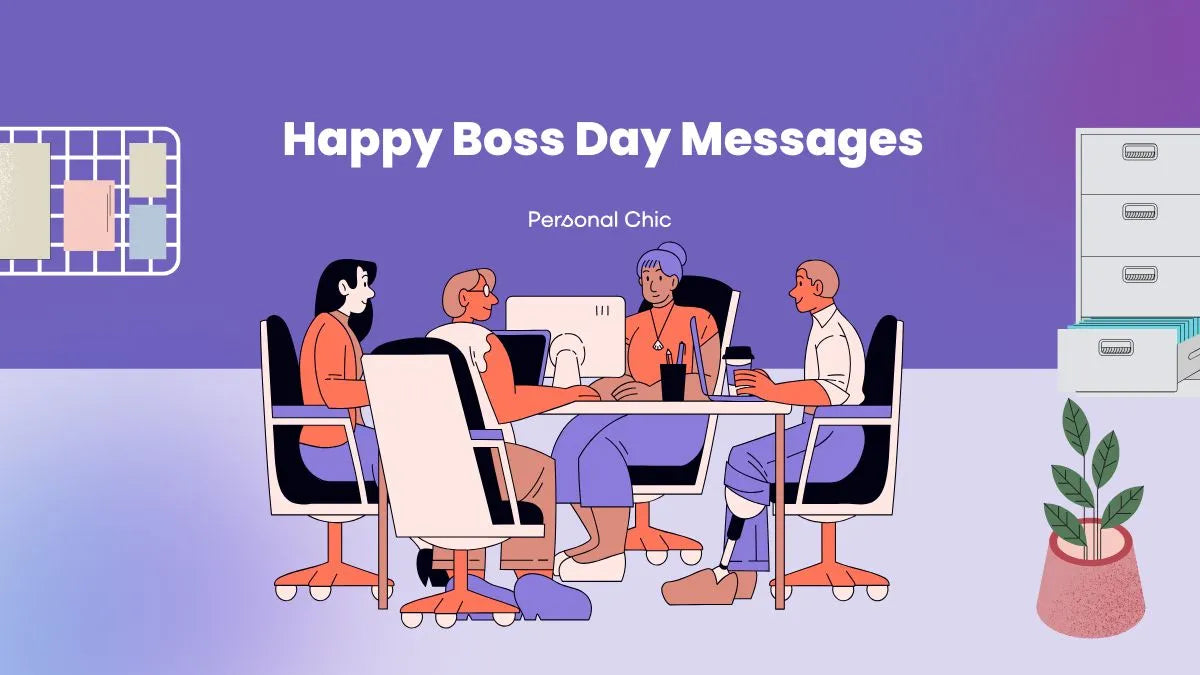 100+ Heartfelt Happy Boss Day Messages from Employees - Personal Chic