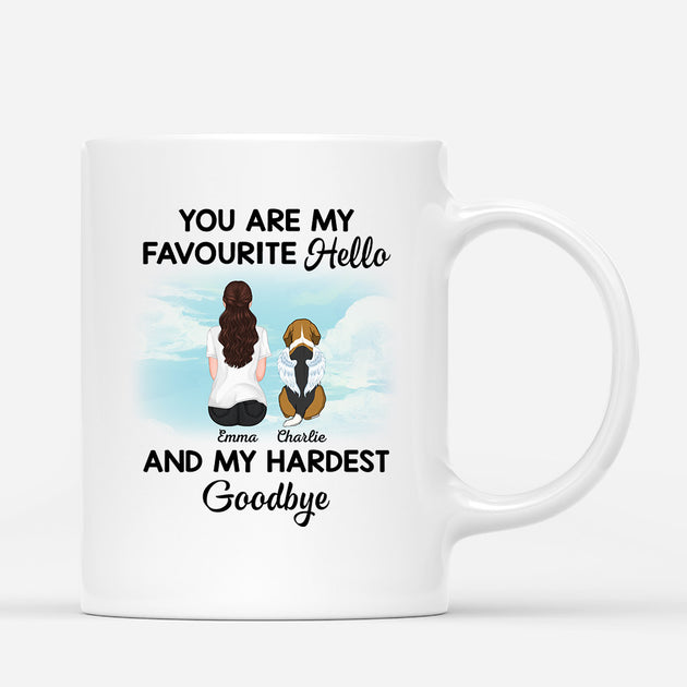 Personalized My Favourite Hello My Hardest Goodbye Mug - Personal Chic