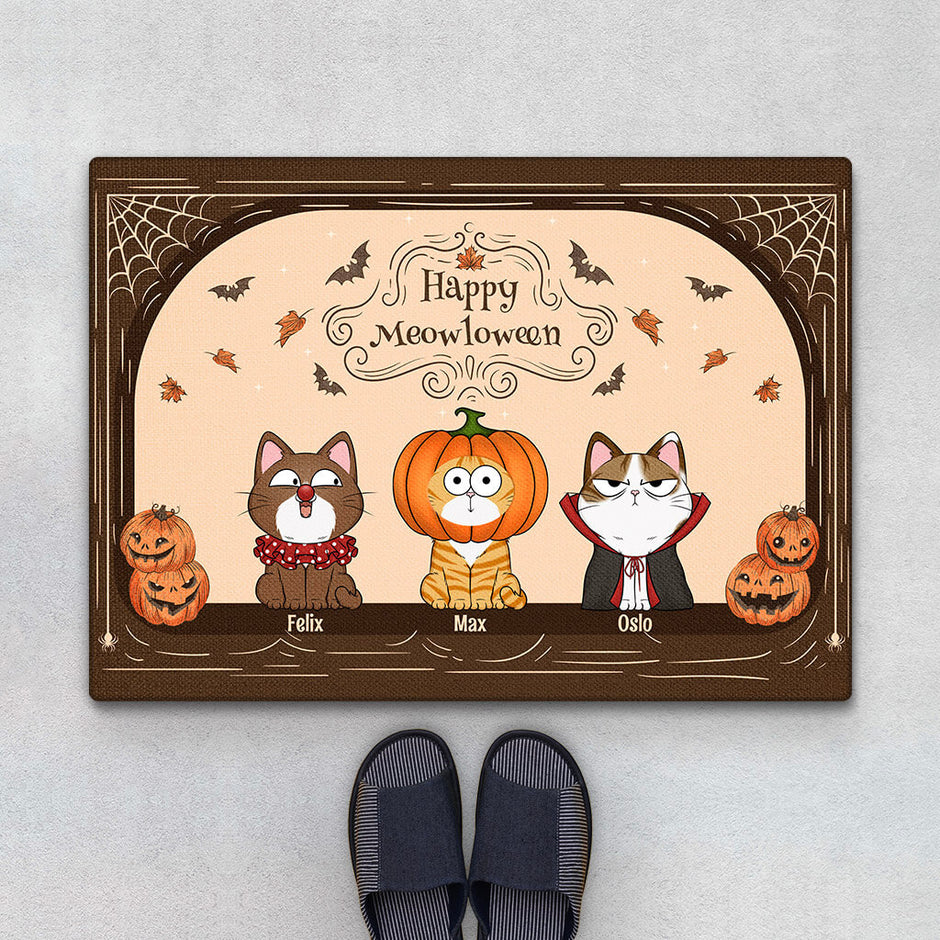 Personalised Cat Doormats | Custom Mat For Cat Lovers - Personal Chic