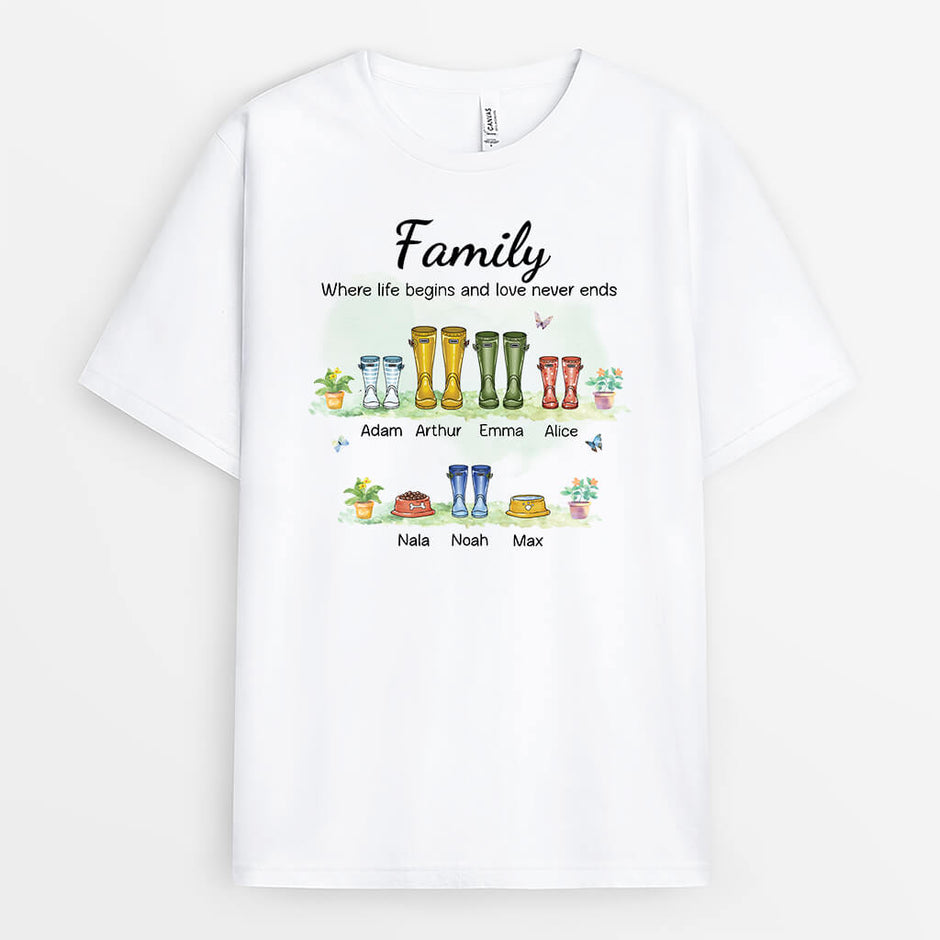 Customised Family T Shirts | Personal Tees For Family - Personal Chic