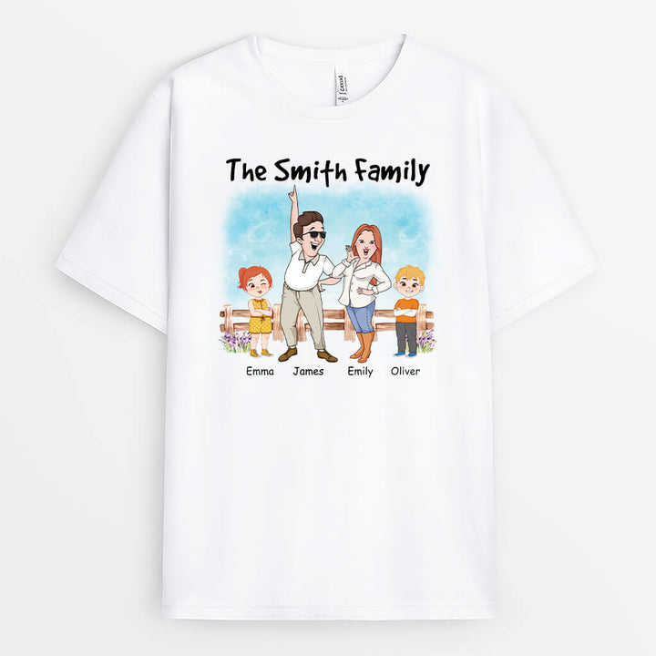 Matching Personalised Family T shirts for Holiday - Personal Chic