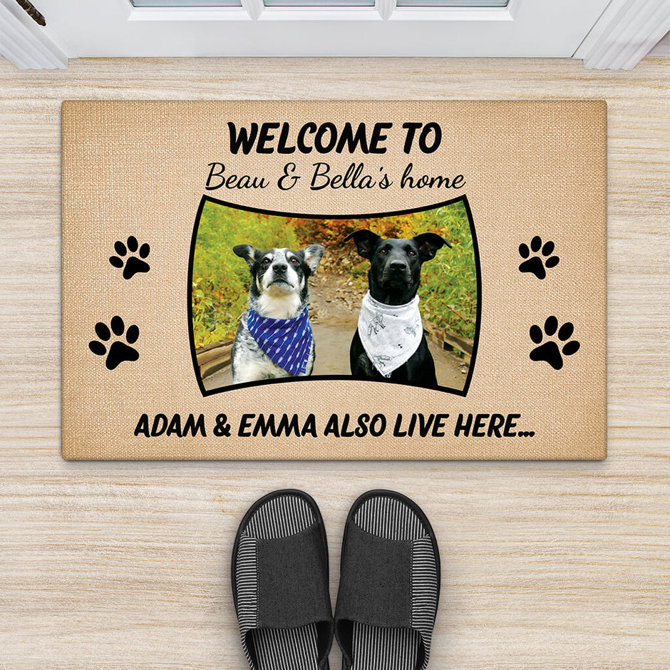 The Best Personalized Dog Door Mats for Dog Lovers - Personal Chic