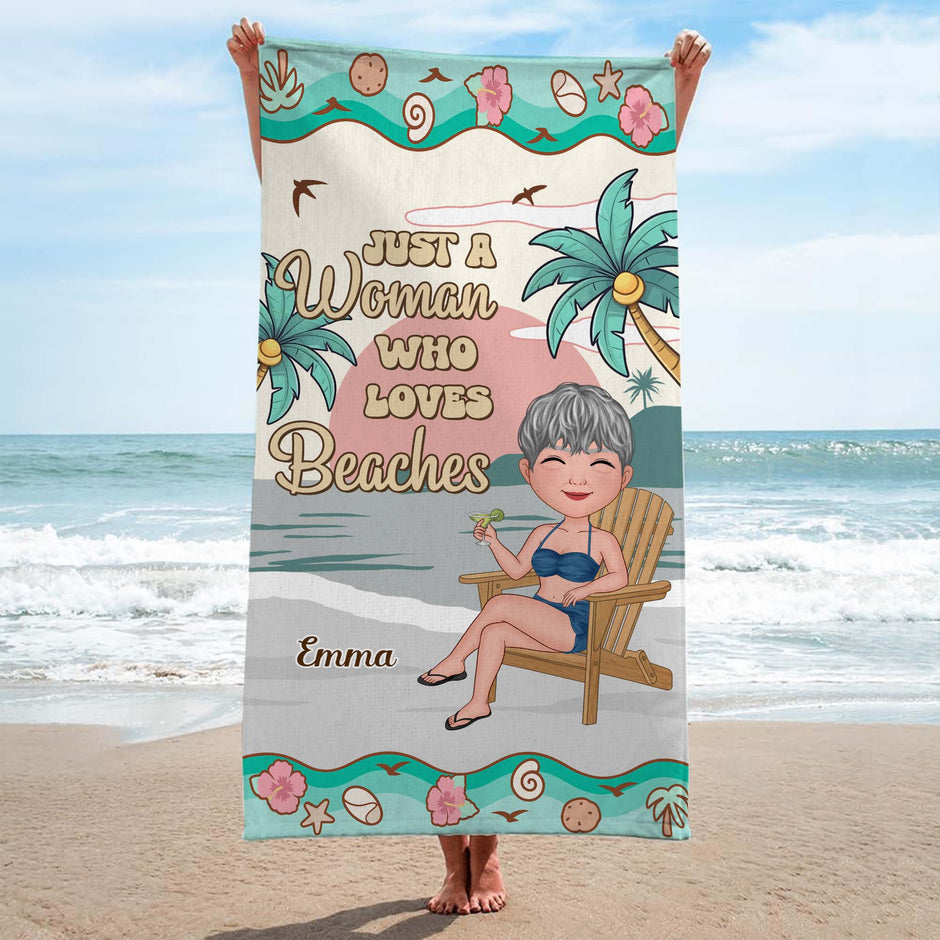 Personalized Beach Towels with Names & Photos - Personal Chic
