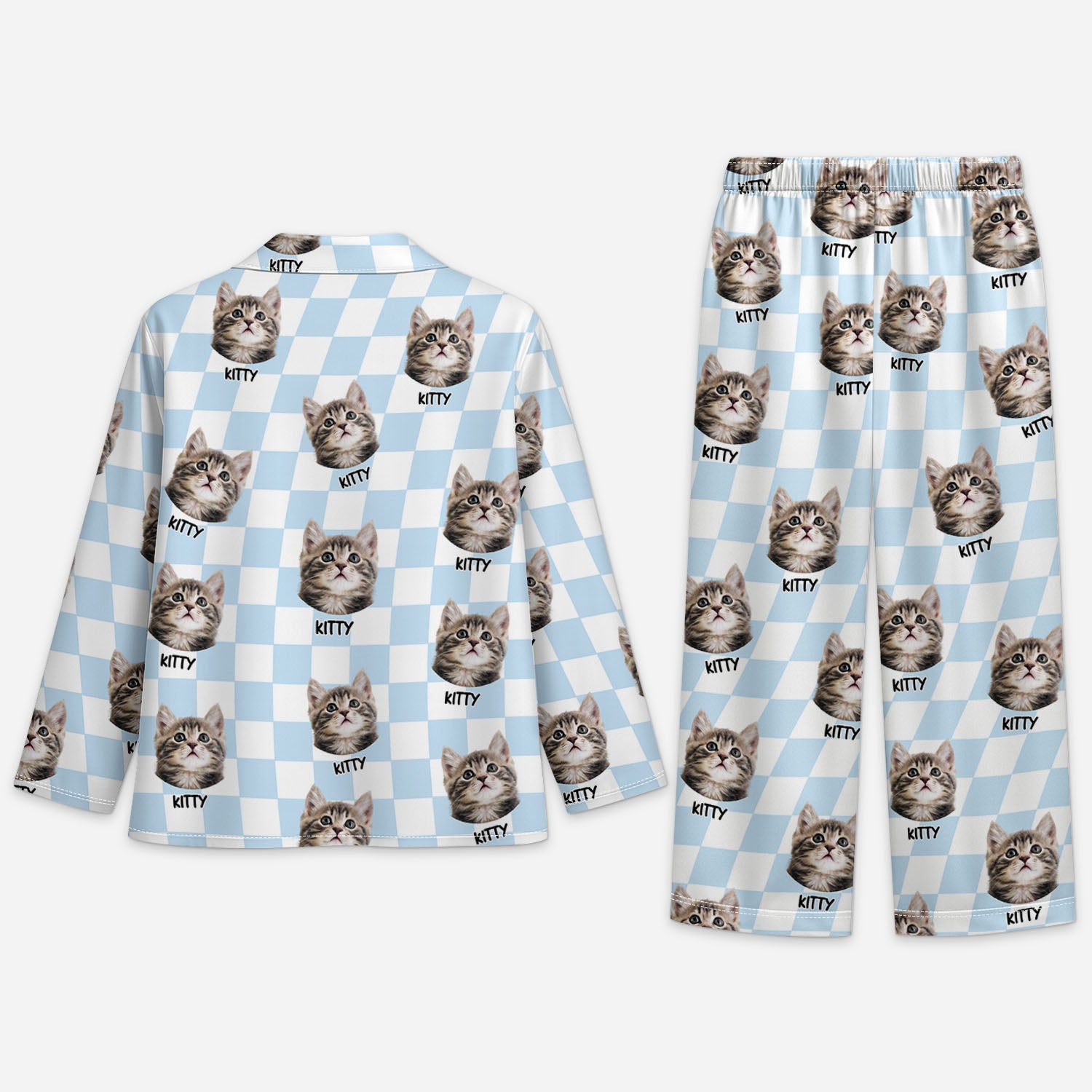 Custom Pajamas with Cat Face - Fun Gifts for Cat Lovers - Personal Chic