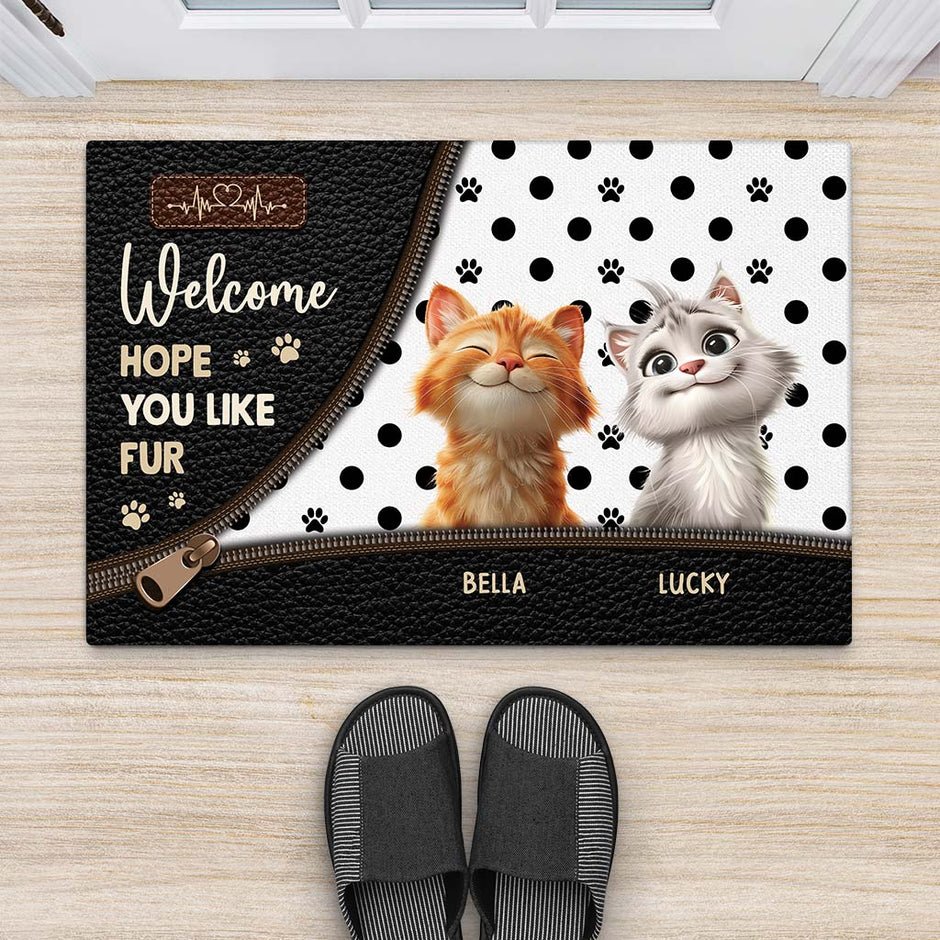 The Best Personalized Cat Doormat for Cat Lovers - Personal Chic
