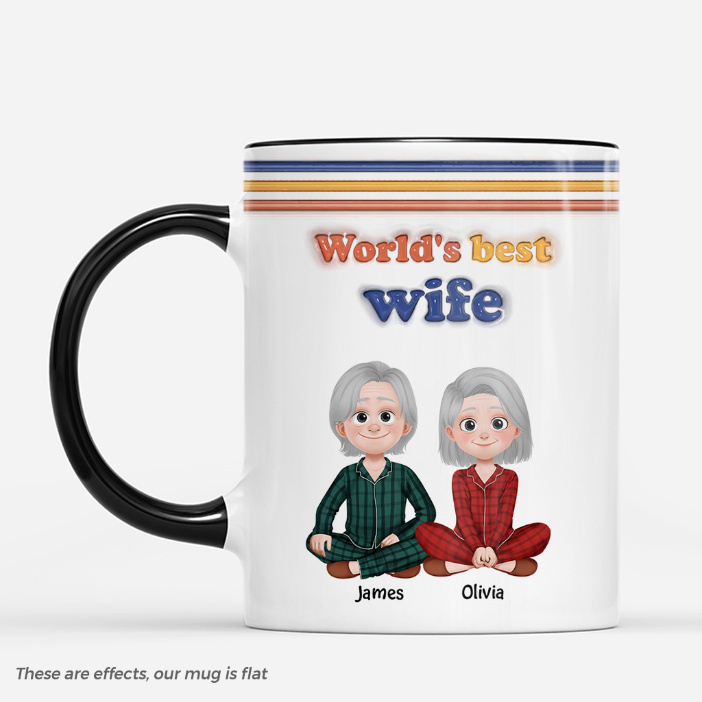 [3D Printing Effect] Personalized Couple Mug - Gifts for Wife/Husband ...