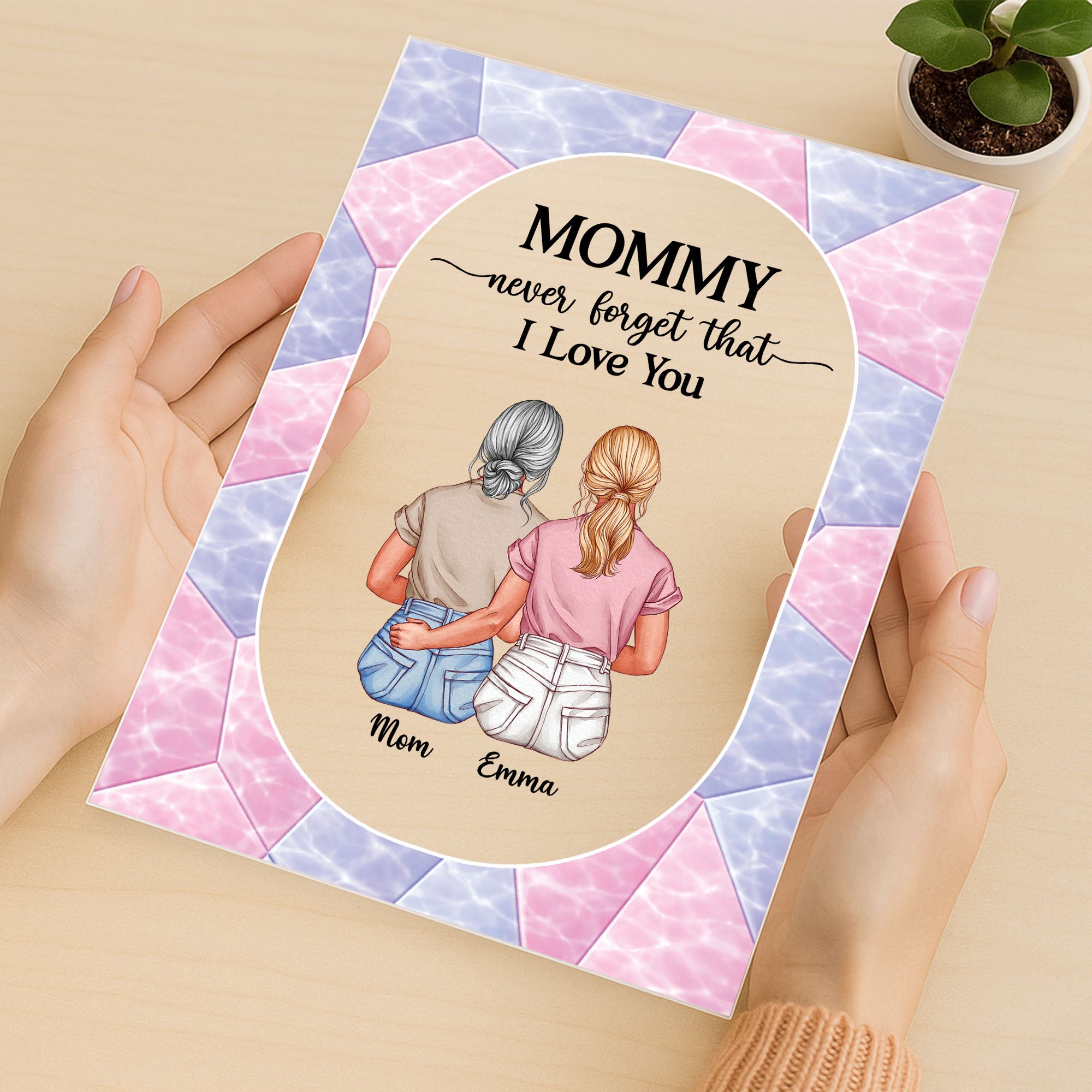 Custom Acrylic Plaque With Stand for Mom/Grandma - Never Forget That I ...