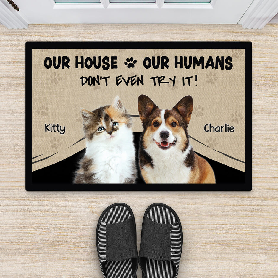 Personalised Dog Door Mats - Door Mats with Dogs - Personal Chic