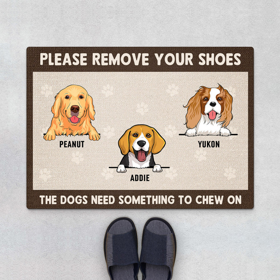 Personalised Dog Door Mats UK - Door Mats with Dogs - Personal Chic