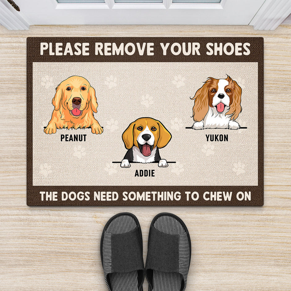 Personalised Dog Door Mats UK - Door Mats with Dogs - Personal Chic